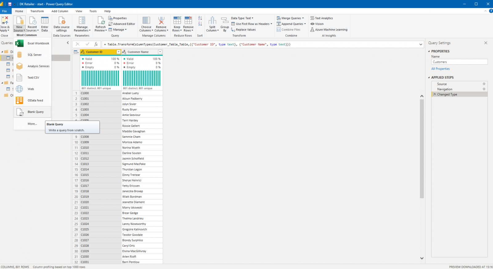Create a Date table with M code – Giulio Stefanica